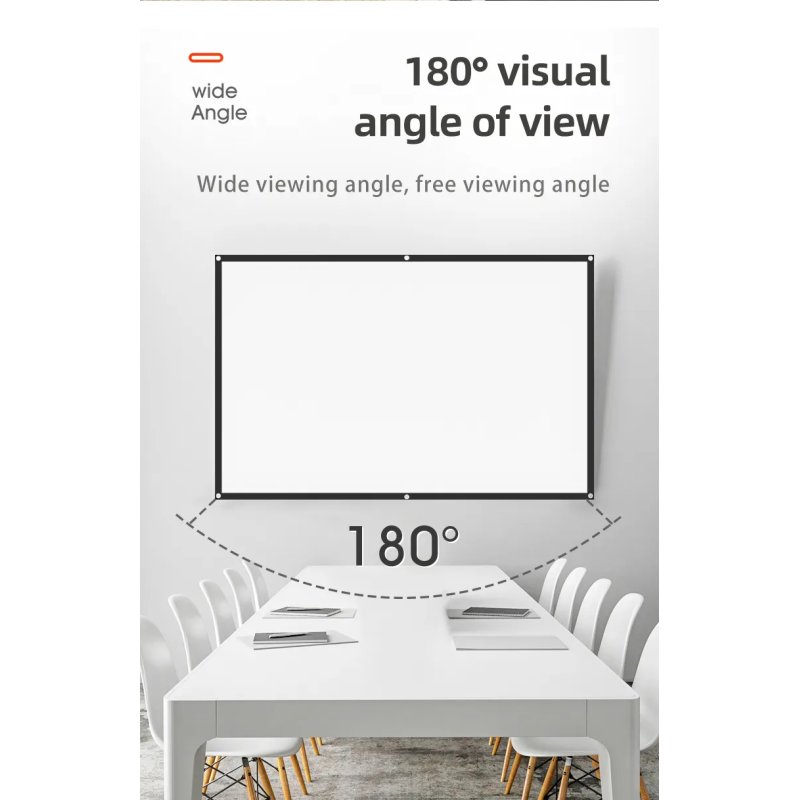 Elementkey SFMC1 - Projectiescherm 100-Inch - HD - Projectie Doek ...