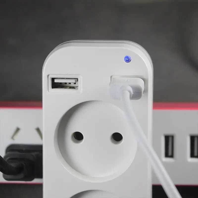 DrPhone PowerPort – USB Stekker Adapter - Stekkerdoos