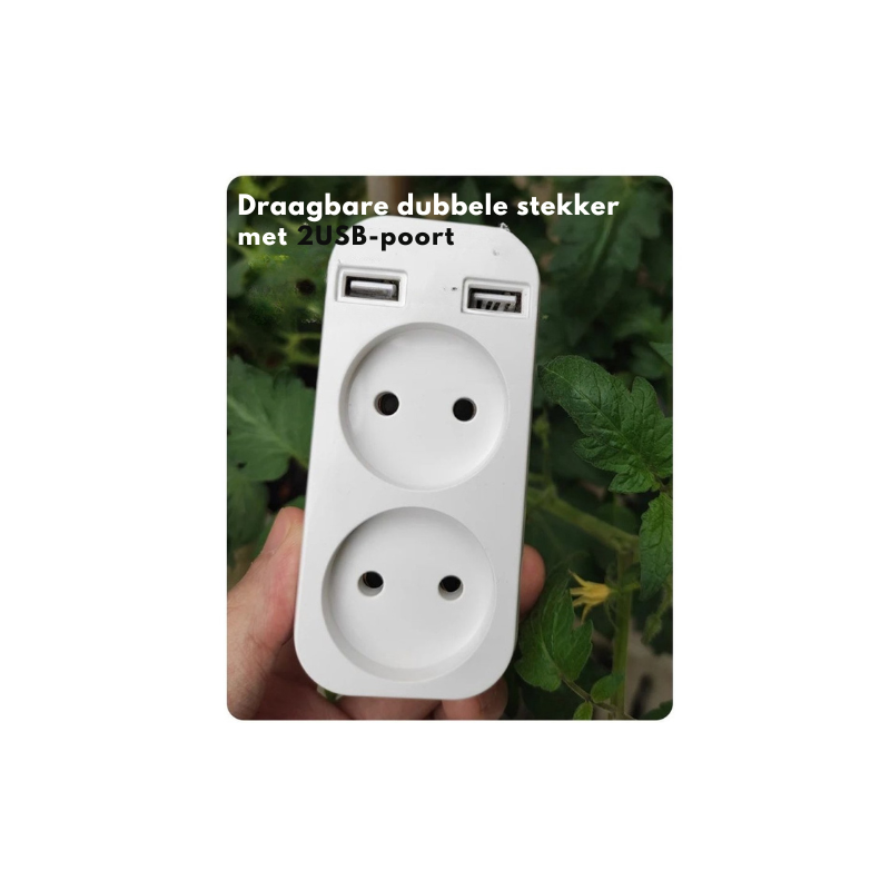 DrPhone PowerPort – USB Stekker Adapter - Stekkerdoos