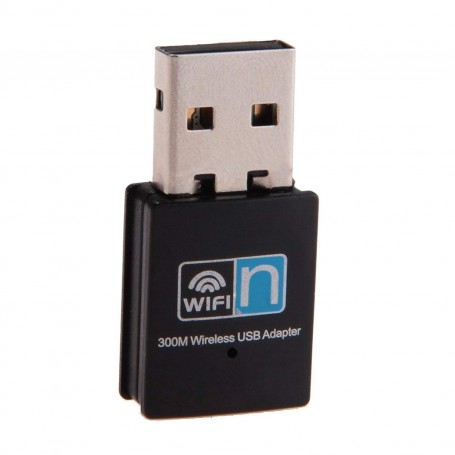 USB Draadloze WiFi-adapter (300 Mbps hoge snelheid) Ultra snel Mini ...